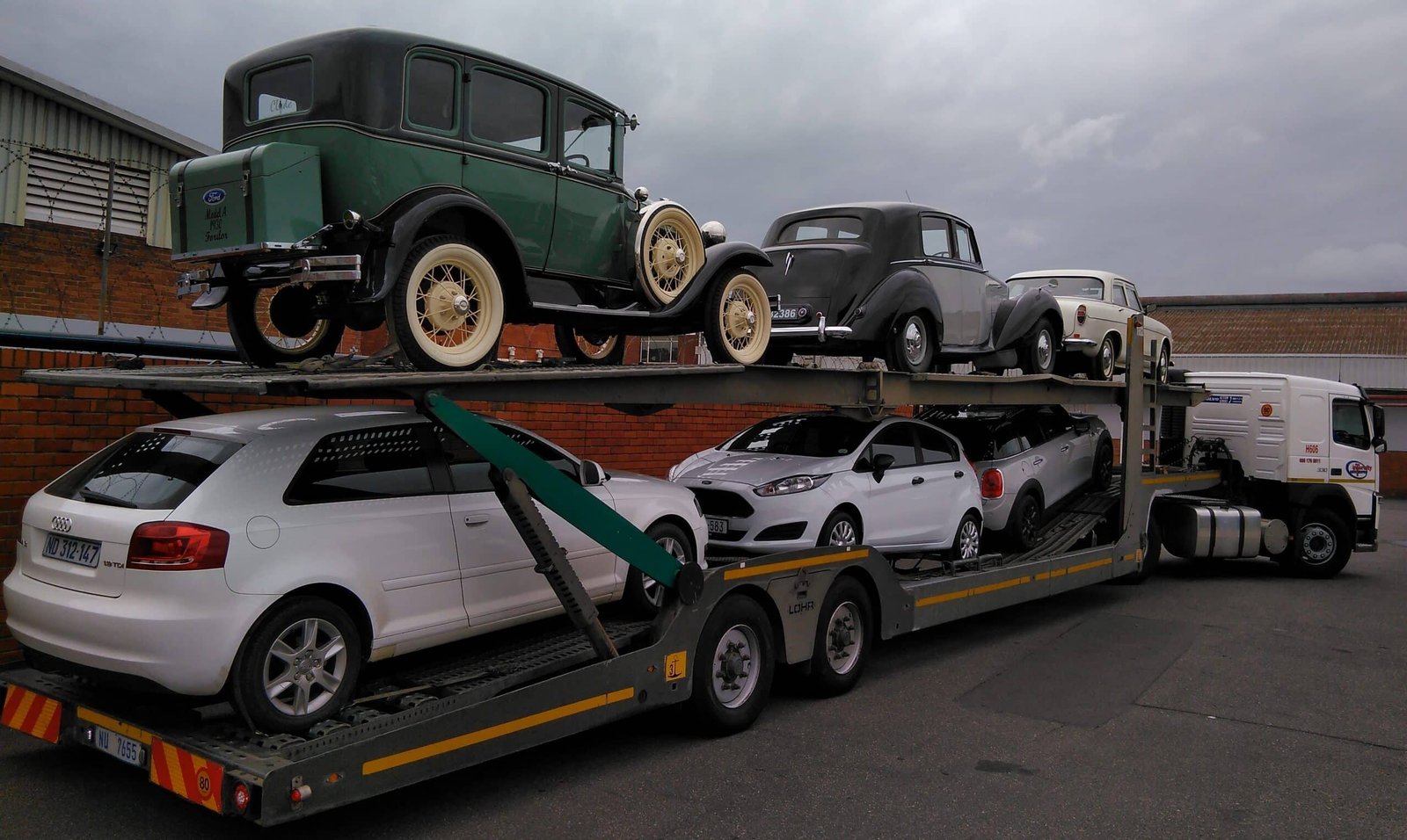 transporting classic and vintage cars